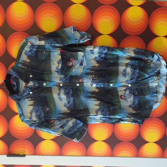 RSVLTS | Tops | The Roosevelts Rsvlts X Bob Ross Button Down | Poshmark